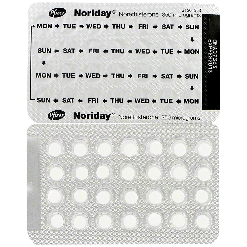 Noriday • Progesterone-Only Contraceptive Pill • OnlineClinic®