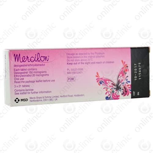 Mercilon • Order Oral Contraceptive Pills • OnlineClinic®