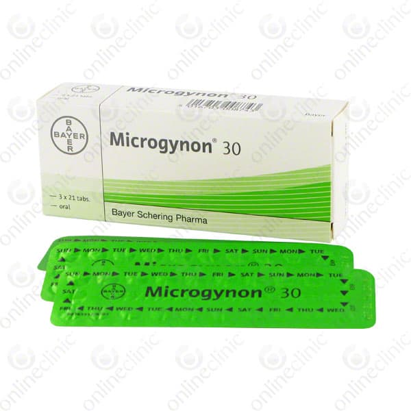 Microgynon - Buy 30mcg Contraceptive Pills | OnlineClinic