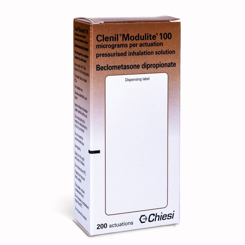 Clenil Modulite • Order 50, 100, 500mg Inhaler • OnlineClinic®
