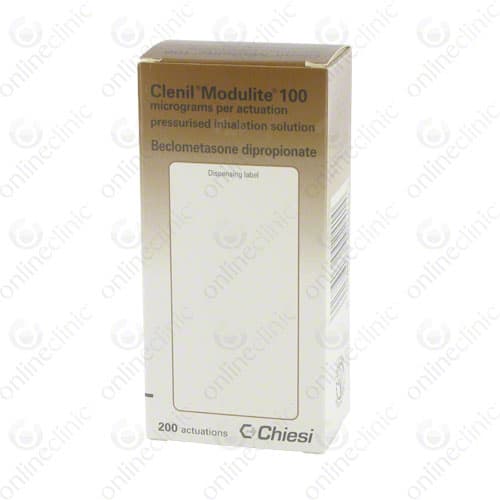 Clenil Modulite • Order 50, 100, 500mg Inhaler • OnlineClinic®