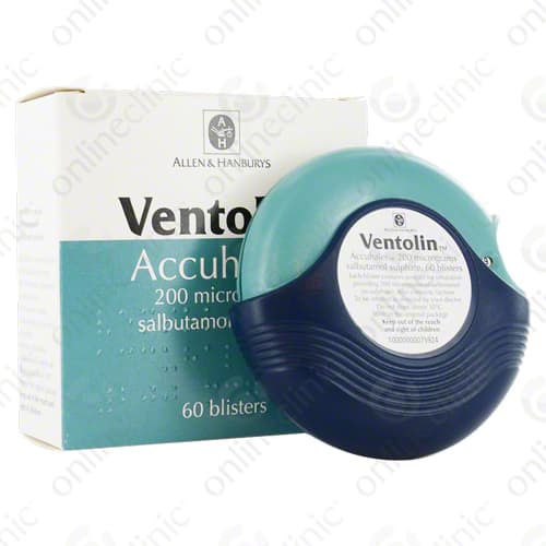Buy Ventolin • Evohaler or Accuhaler Asthma Inhaler • OnlineClinic®