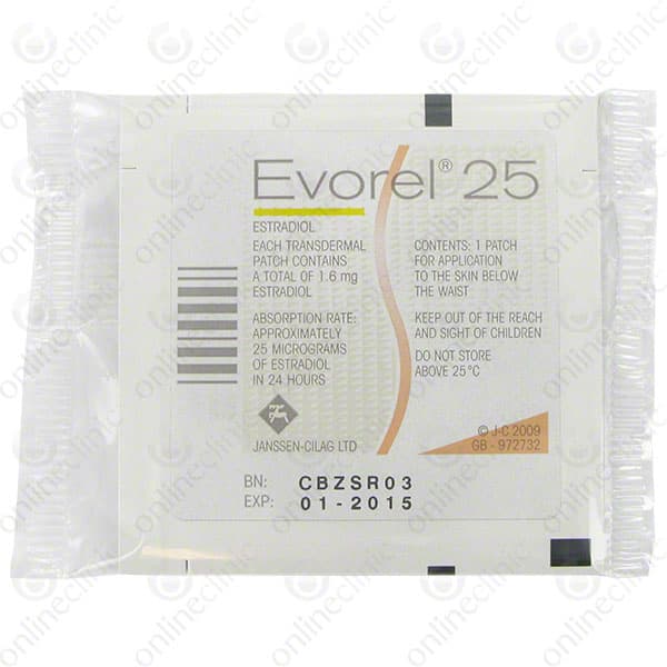 Evorel • Buy Hormone Replacement Therapy Patches • OnlineClinic®
